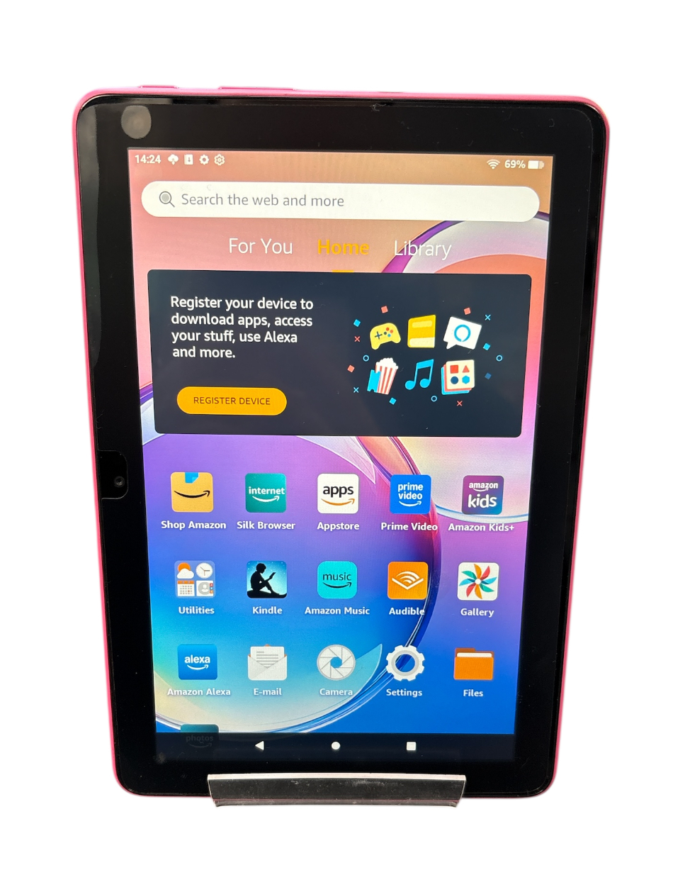 Pre-owned Amazon Fire HD 8 Tablet Pink - Own4Less